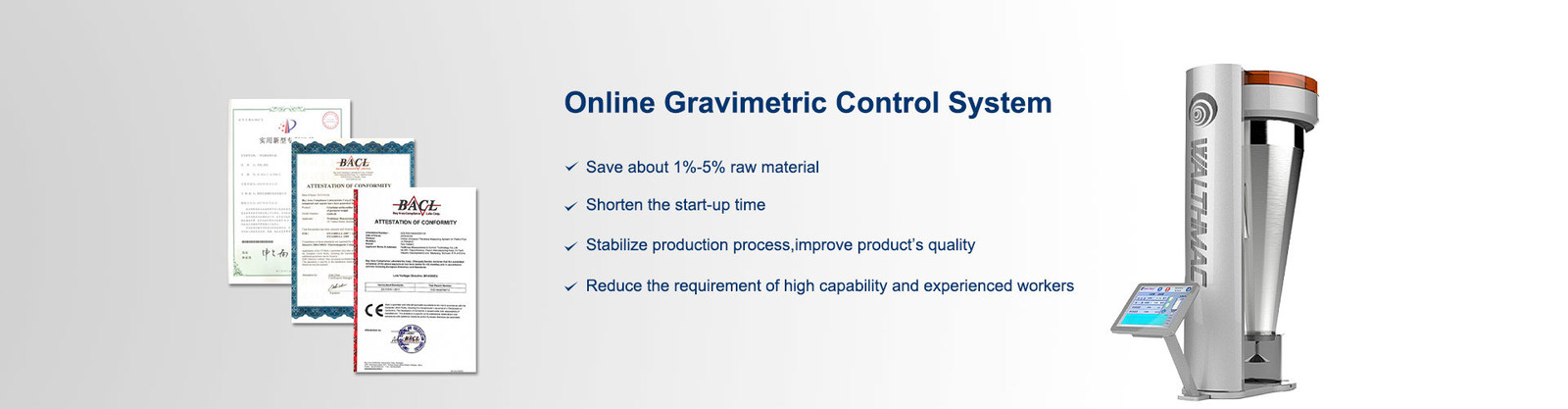 Quality Gravimetric Feeding System & Gravimetric Dosing Mixing System factory from China