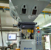 Granular Material Gravimetric Dosing Mixing System For Six Components