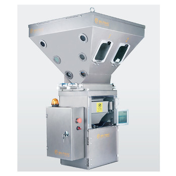 Plastic Film Packages Gravimetric Dosing Mixing System Plastic Pellets