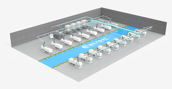 Silent Vacuum Material Transfer System For PE PVC Pipeline With Anti ...